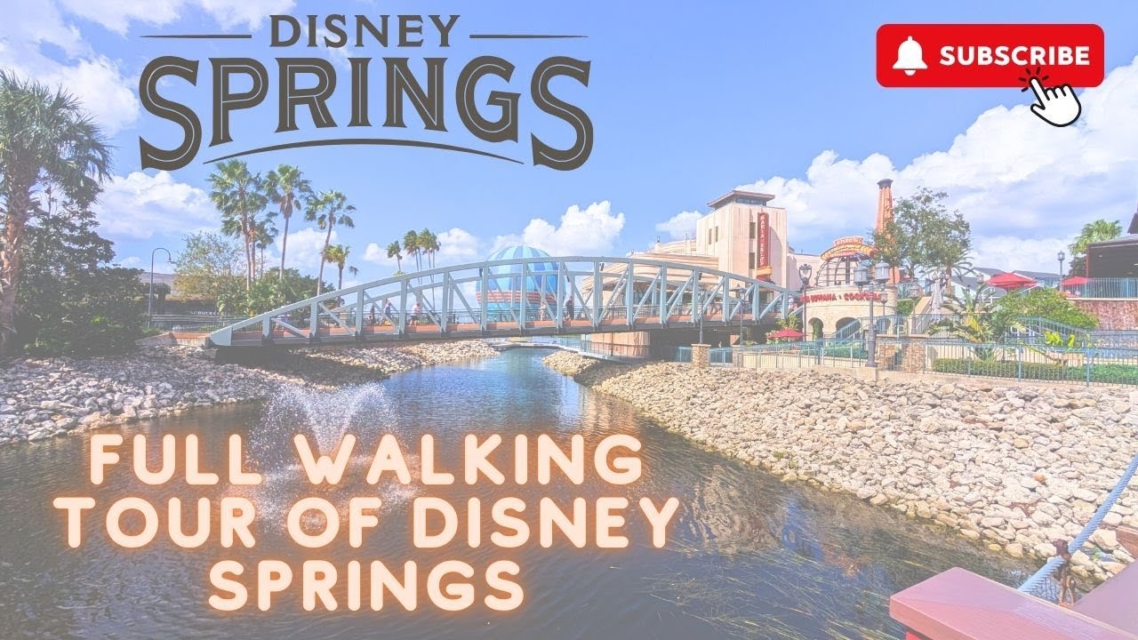 Full Walking Tour of Disney Springs at Walt Disney World! - YouTube