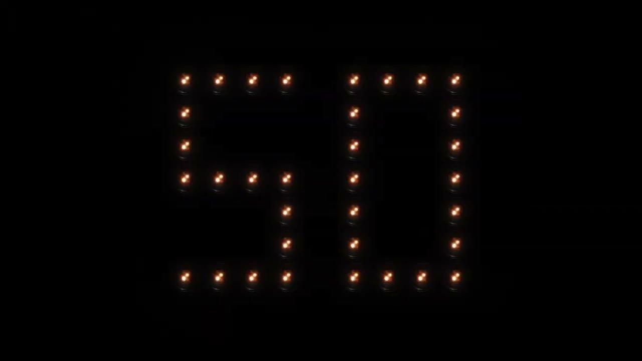 HD Light Countdown Timer. Countdown. Countdown 1 minutes. Gas discharge ...