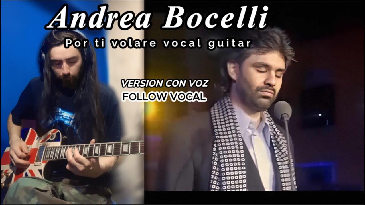 Andrea Bocelli Por ti volare guitar cover - YouTube