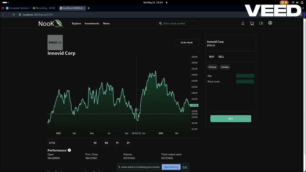 Stock Broker Website made with NextJs and Express. - YouTube