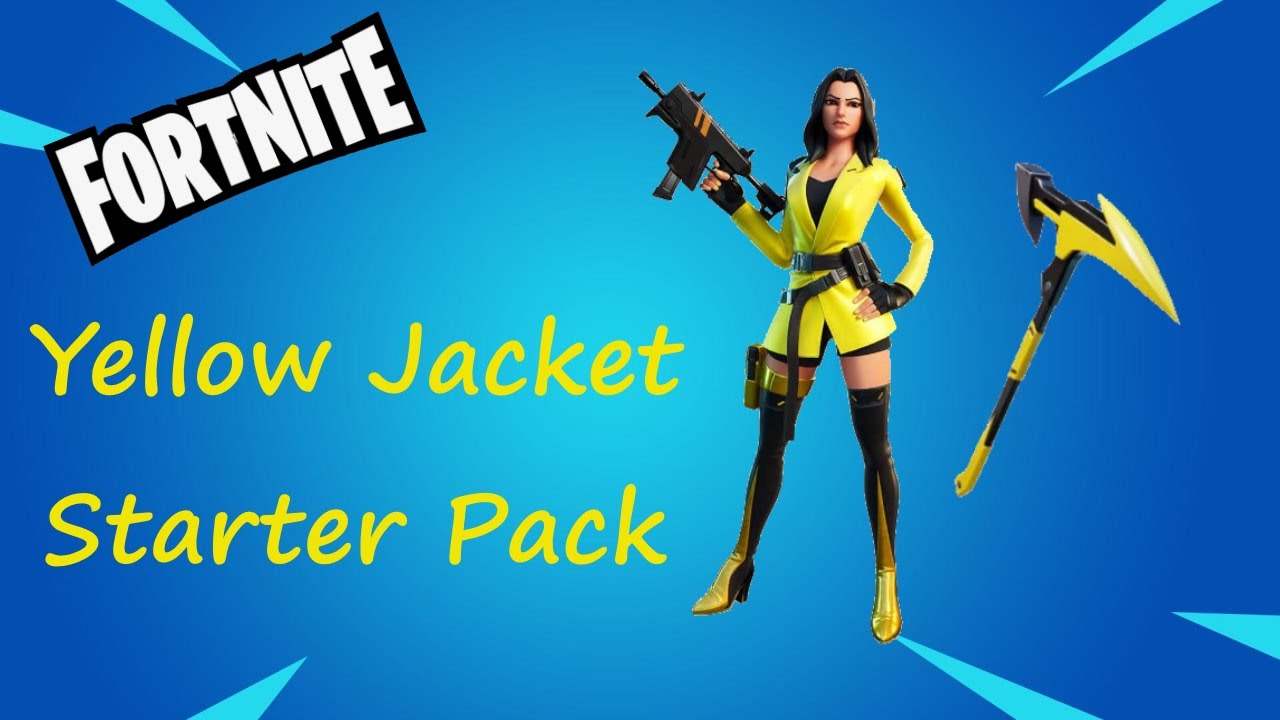 NEW Fortnite Yellow Jacket Starter Pack - Chapter 2 Season 3 - YouTube