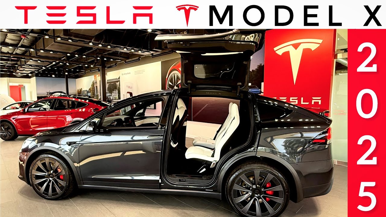 2025 Tesla Model X Performance in Stealth Grey | Exterior and Interior ...