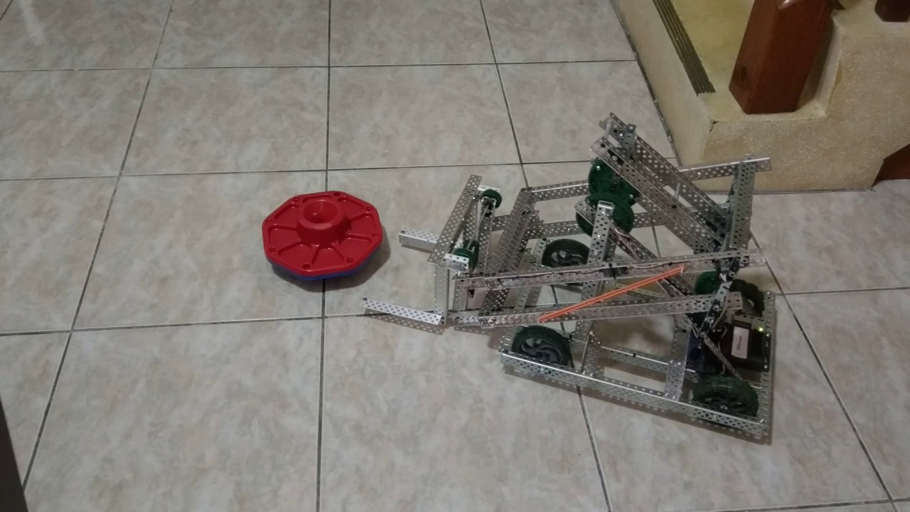 VEX EDR- Cap flipper and Double 4 Bar Reverse Lift prototype - YouTube