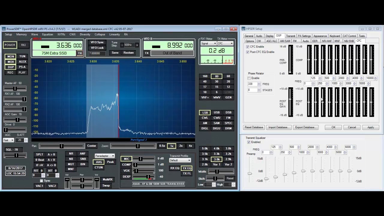 Apache Labs ANAN CFC Audio Tools Setup Guide for PowerSDR mRX PS and ...