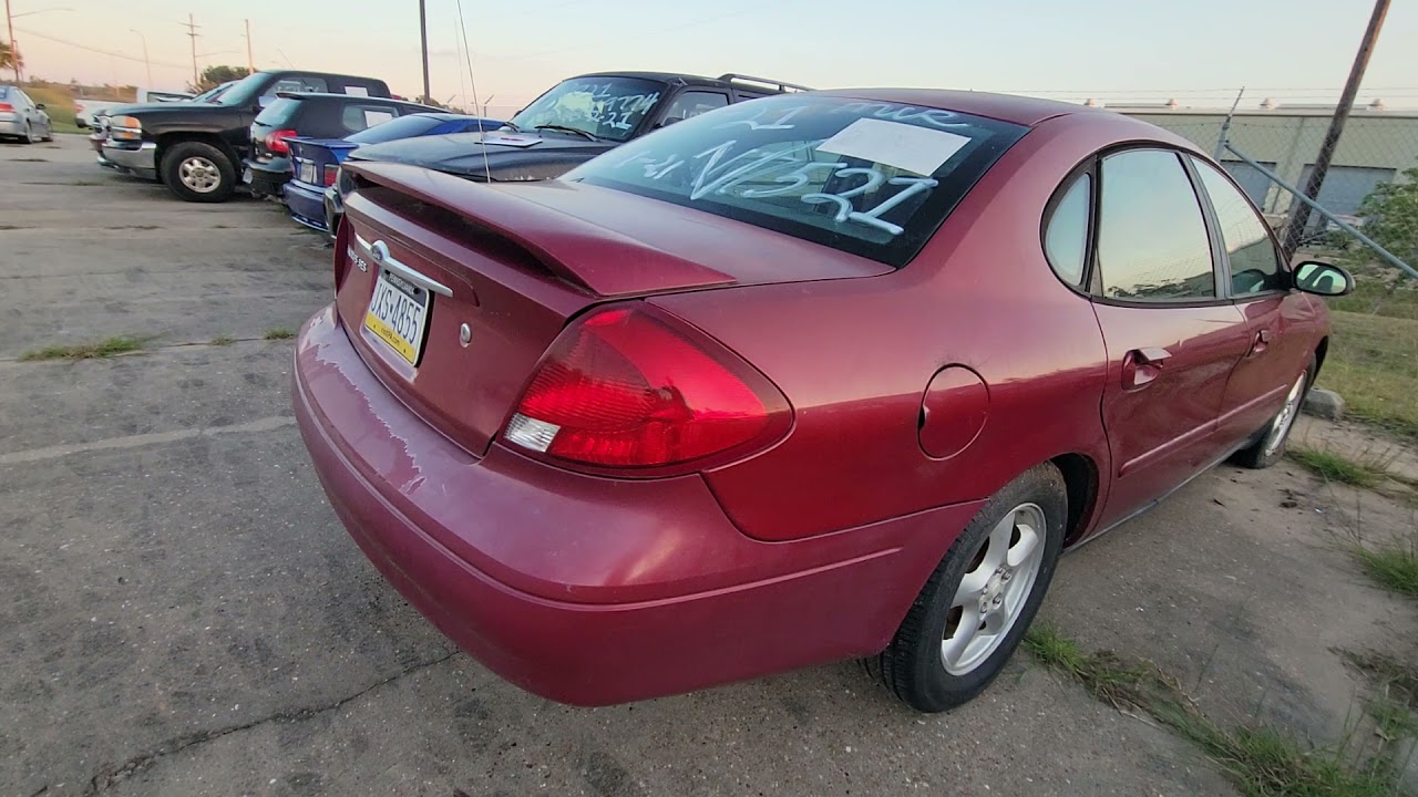 Red 2002 Ford Taurus 2021 Ft Polk Vehicle Auction Hosted by Equip-bid ...