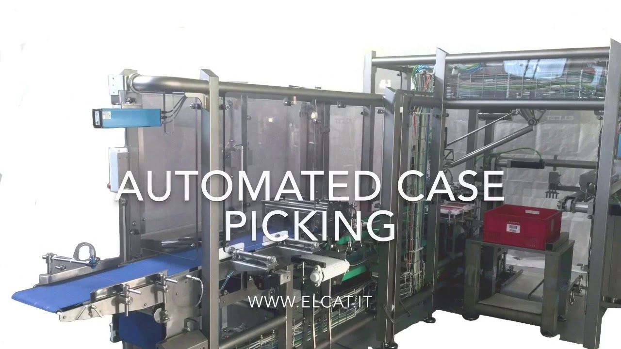 ELCAT Automated Trays Stacking System - YouTube