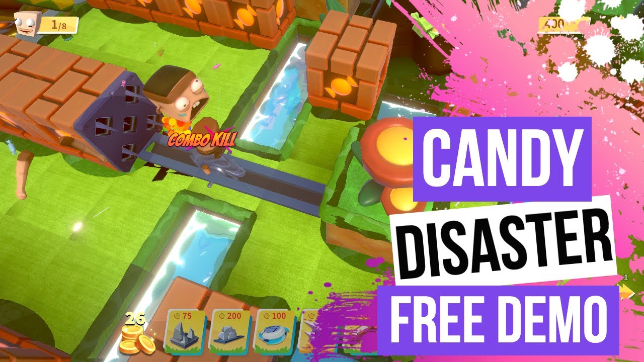 Candy Disaster Free Demo - 3D Tower Defense Game - YouTube