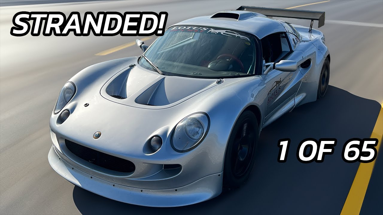 Street Driving a Rare Lotus Race Car: Ran Out of Gas! - YouTube