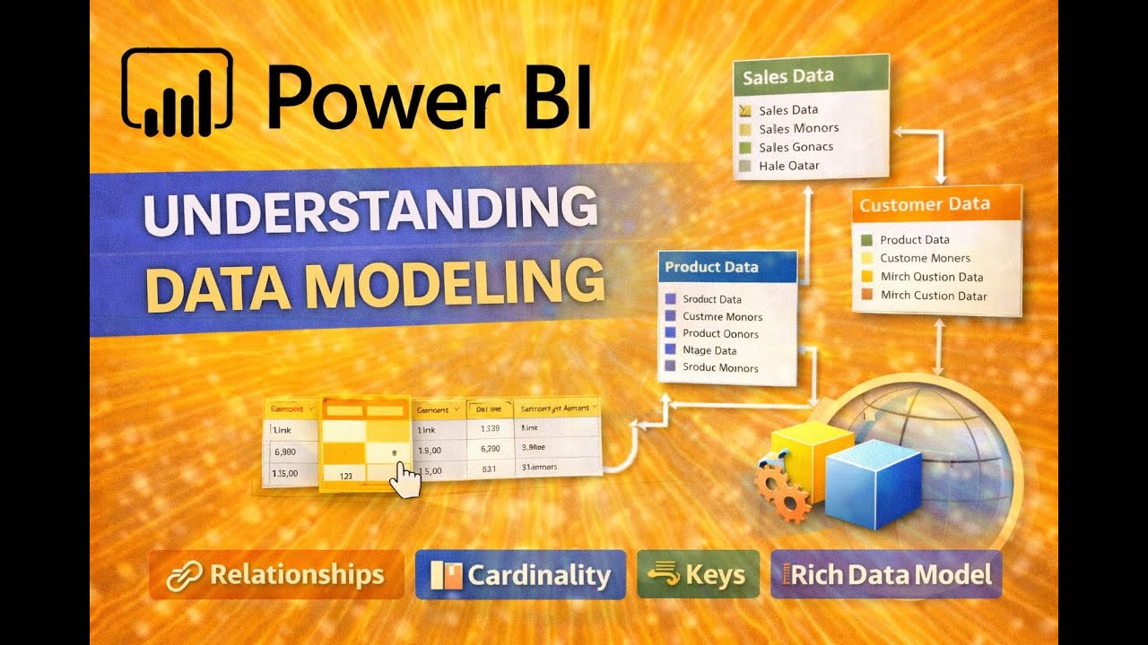 9) Microsoft Power BI Report Full Course | Understanding Data Modeling ...