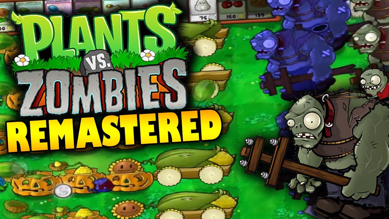 PLANTAS VS ZOMBIES REMASTERED: EL NIVEL DE LOS ZOMBIESTEIN! - YouTube