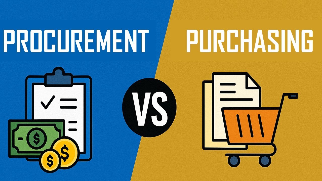 Procurement Vs Purchasing || Difference Between Procurement and Purchasing - YouTube