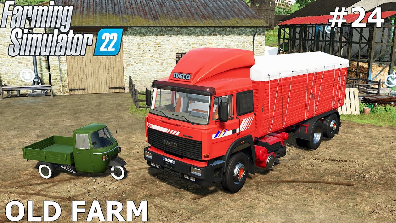 FS 22 | OLD FARM | Selling corn. New small farm car. | Timelapse #24 ...