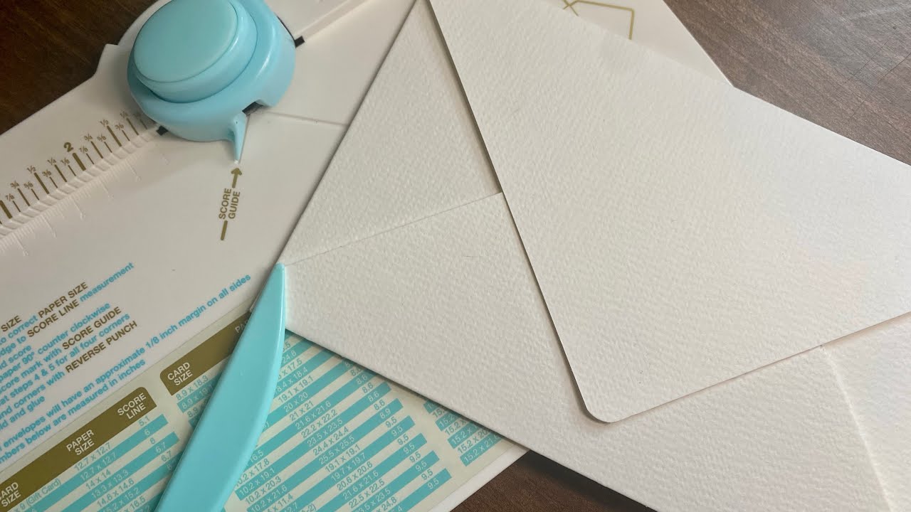 How to Make Your Own Calligraphy Envelopes (using an Envelope Punch ...