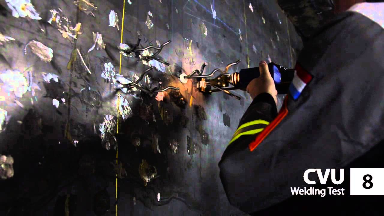 Rapid Arc Welding (Stud Welding Alternative) Cement Demonstration - YouTube