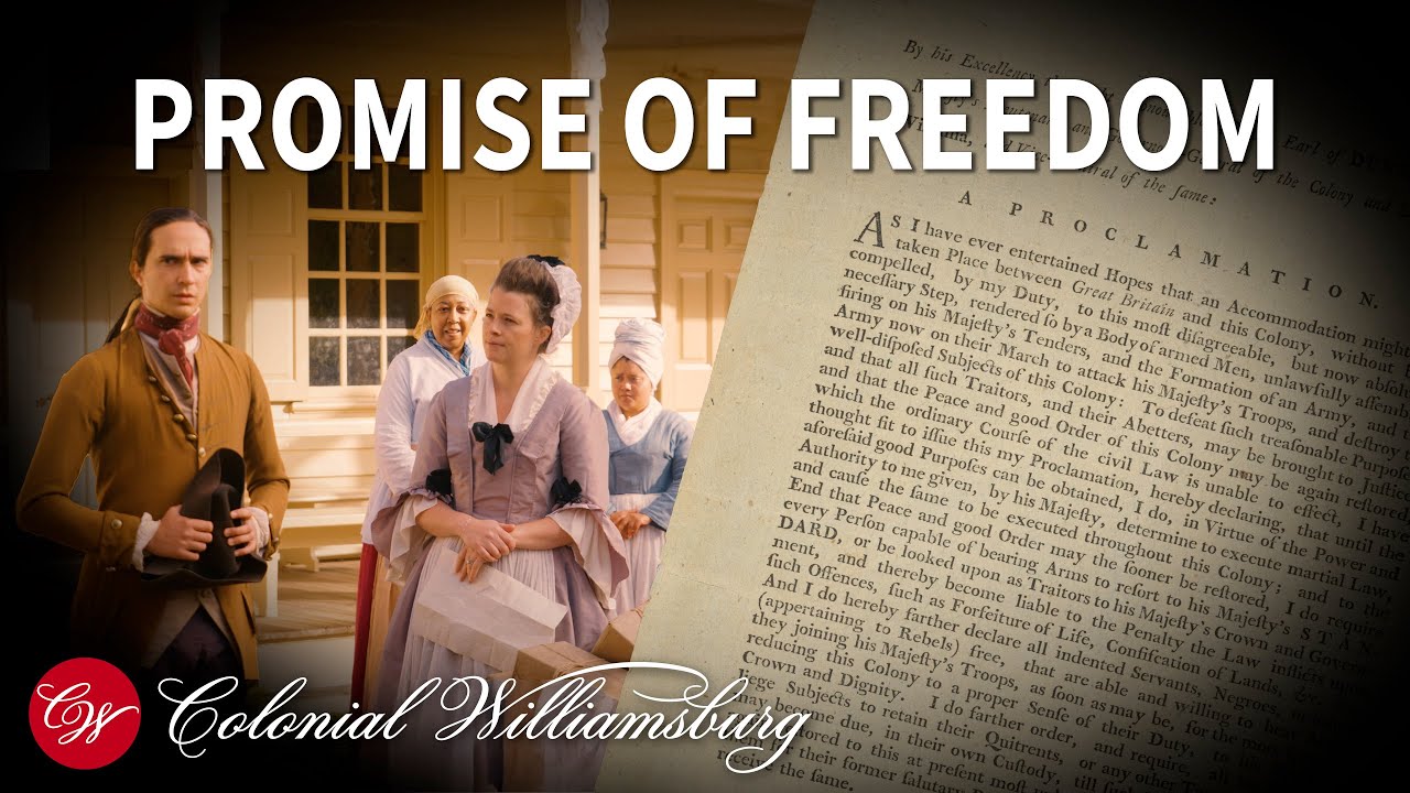 Promise of Freedom: A Story of Dunmore's Proclamation - YouTube