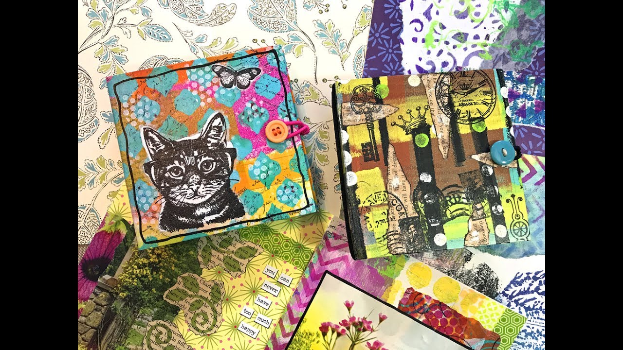 Small Collage Books - YouTube