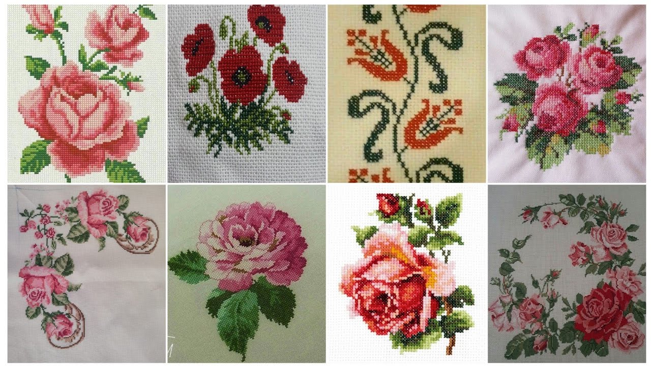 Very Beautiful & Stunning Cross stitch patterns ideas - YouTube