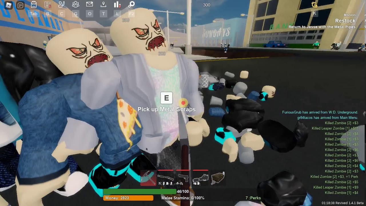 the new extras ( the rising of the the dead)roblox game) - YouTube