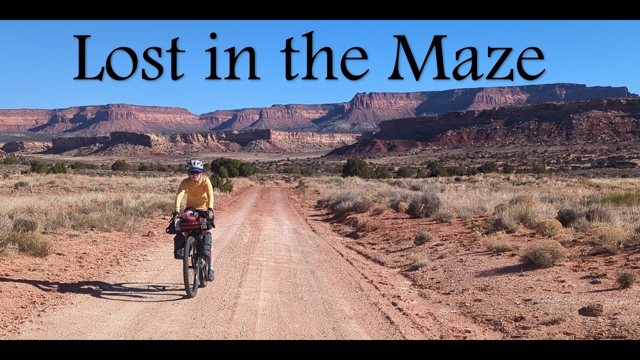 Descending Maze-low's Pyramid: Bikepacking Canyonlands National Park ...