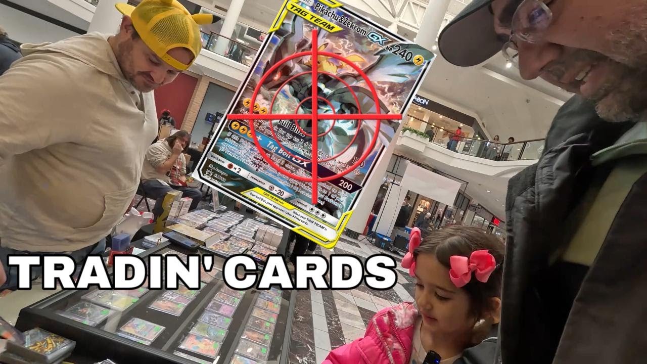 A Day at the Mall Card Show: Pokémon Card Fun - YouTube