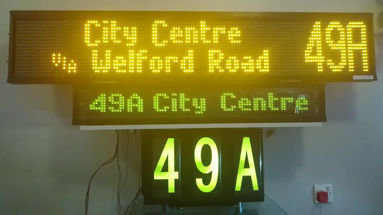 Arriva Midlands Wigston Depot on a Bright Tech Developments Bus Display ...