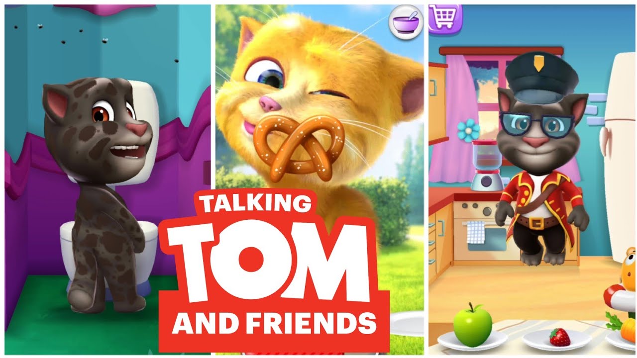 Talking Tom And Friends Series_9 gameplay Random Moments #cat #kucing # ...