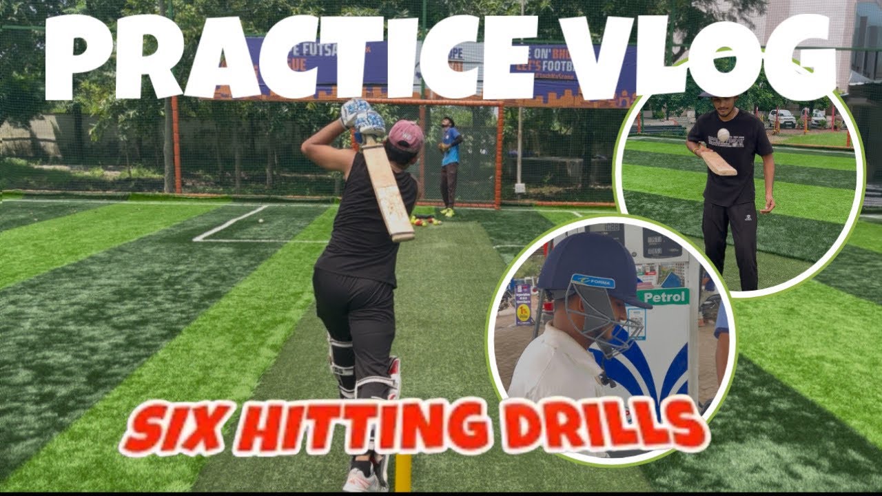 SIX HITTING PRACTICE. 😂Cricket Helmet Se Mila Petrol ⛽️ 😂. - YouTube