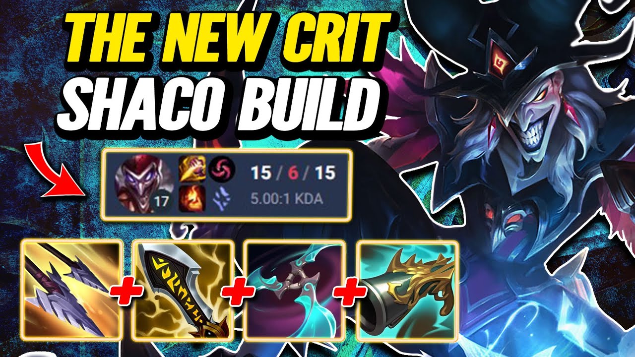 100% Crit New Items Shaco! S14 Dia Ranked [League of Legends] Full ...