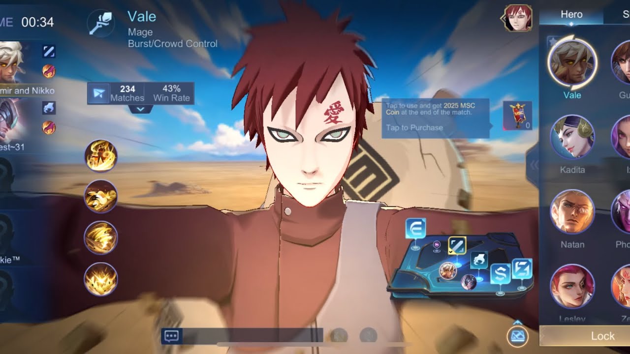 TOP GOD NO. 1 GAARA HAD AN EASY GAME THIS TIME | MOBILE LEGENDS | MLBB ...