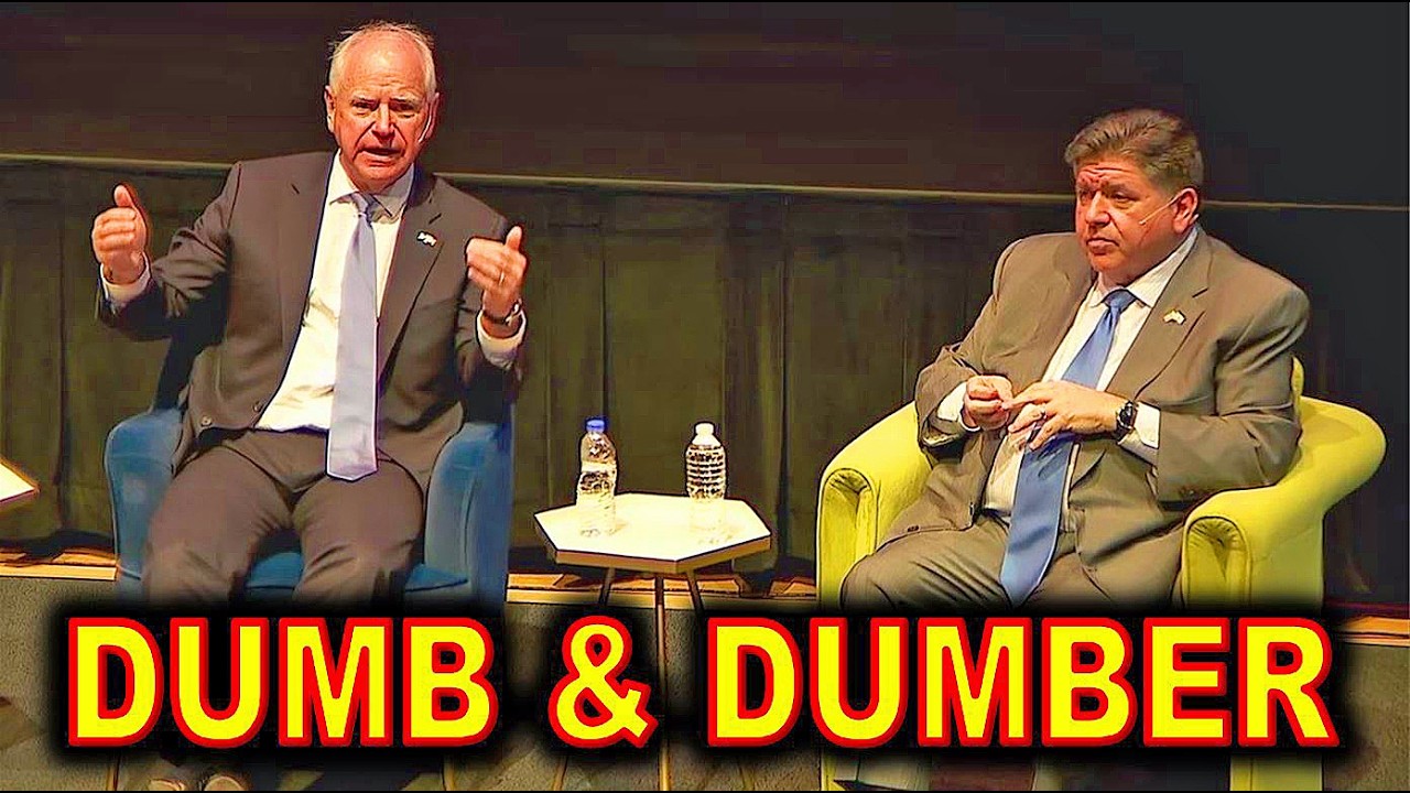 Tim Walz ACTS Like a BUFFOON Today as JB Pritzker DREAMS of Twinkies ...