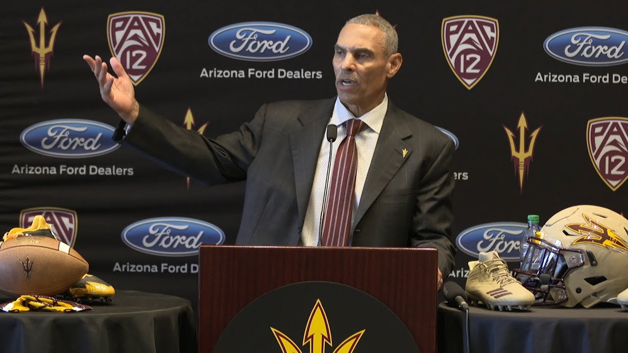 Arizona State introductory press conference of Herm Edwards - YouTube