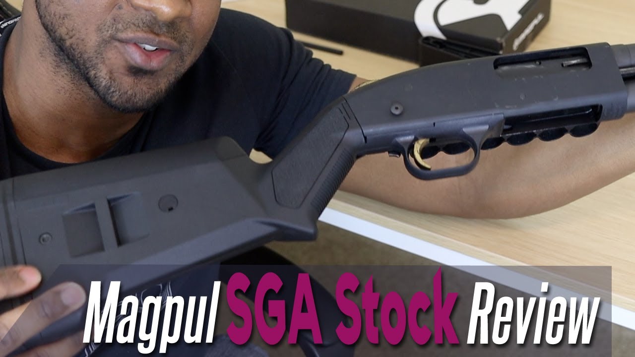 Magpul SGA Shotgun Stock - Unboxing, Installation, and Review - YouTube
