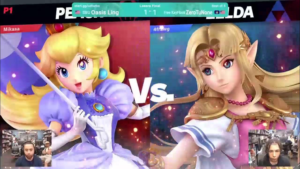 ZeroTuNone (Zelda) vs Ling (Peach) - Undiscovered Smash 300 - YouTube