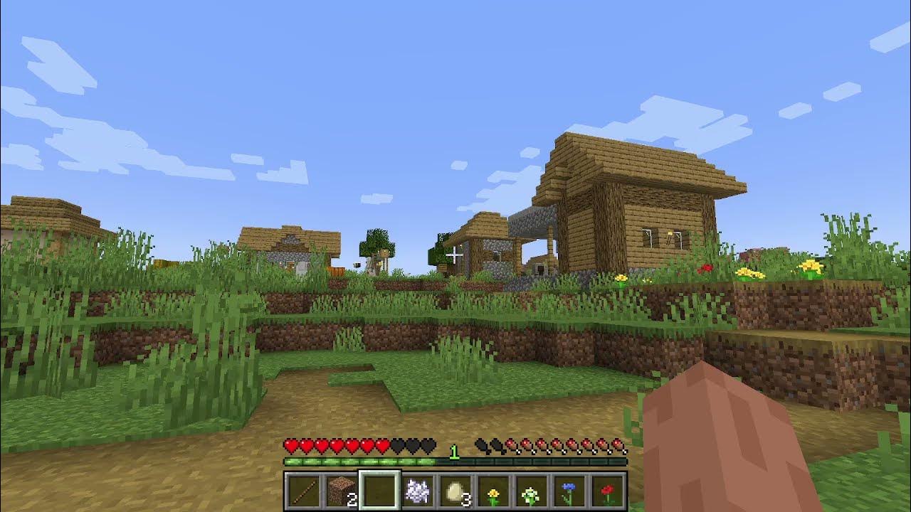 First time playing Minecraft Java - YouTube