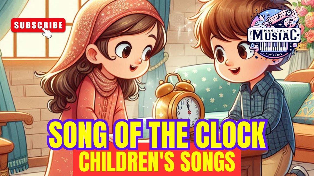 ⏰ Clock Song 🎵 Children's Songs 🎶 Videos for Children 🌟 #kidsmusic # ...
