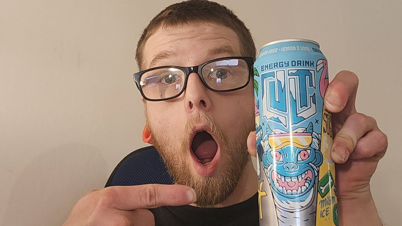 Jocke testar Cult Miami Ice energi dryck - YouTube