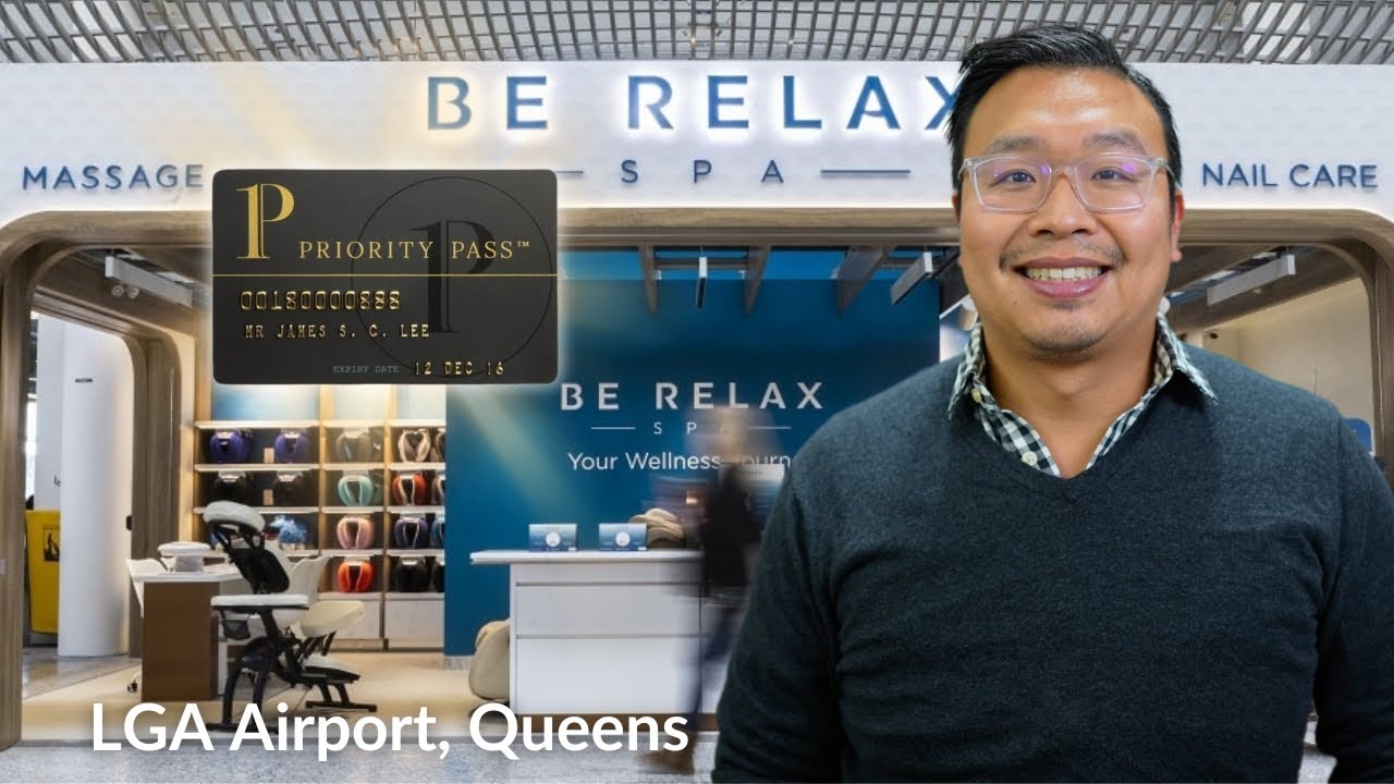 Be Relax Spa: Priority Pass Benefit (LGA Airport, Queens) - YouTube