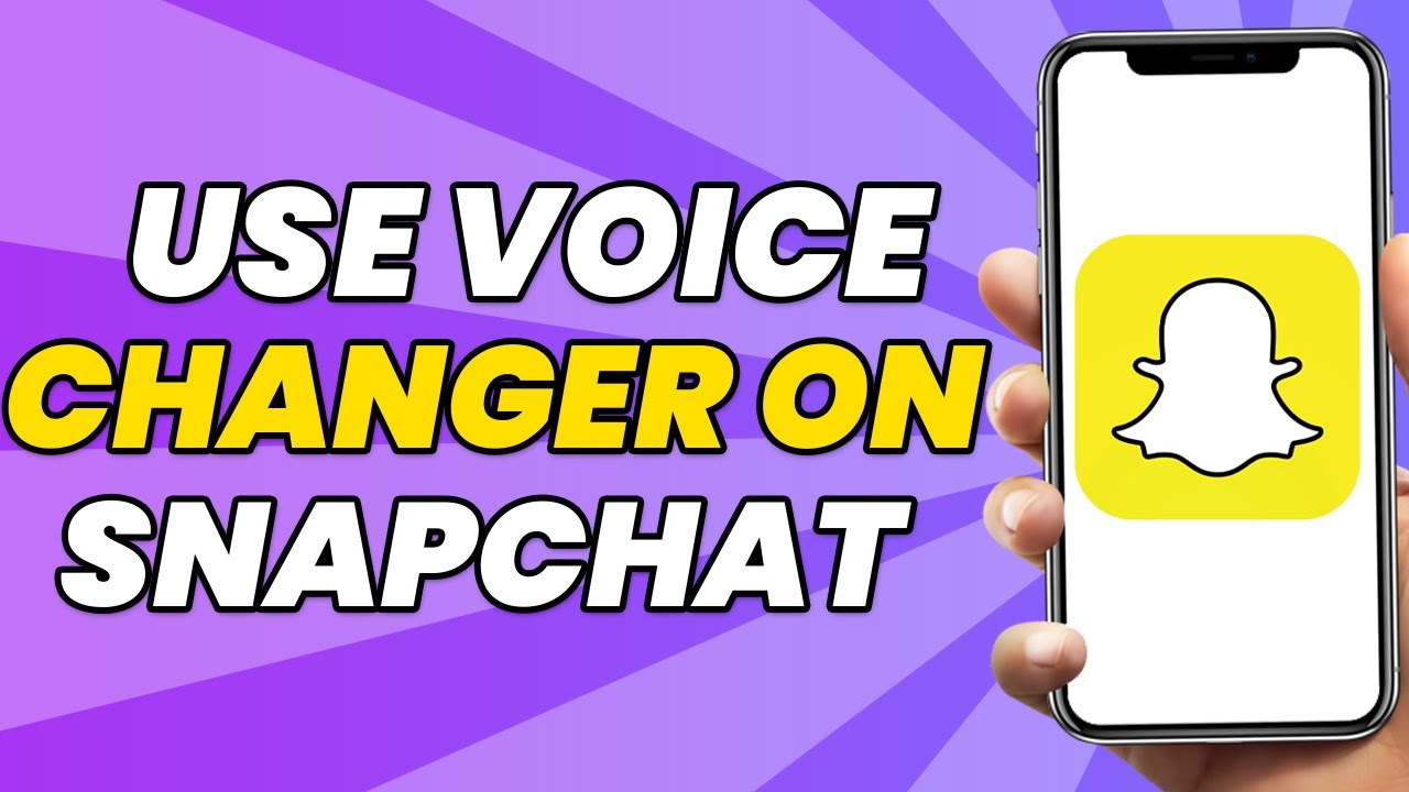 How to use Voice Changer on Snapchat (2023) - YouTube
