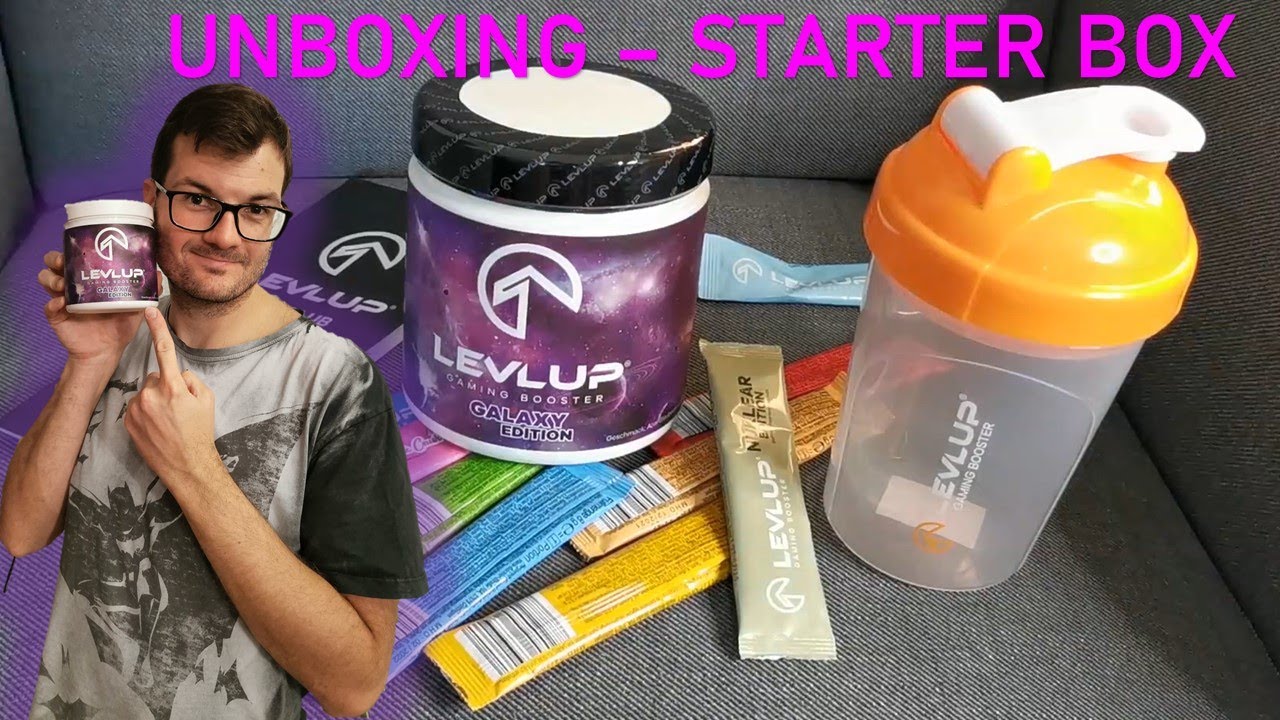 Gaming Booster Test | Unboxing LevlUp Starter Set - YouTube