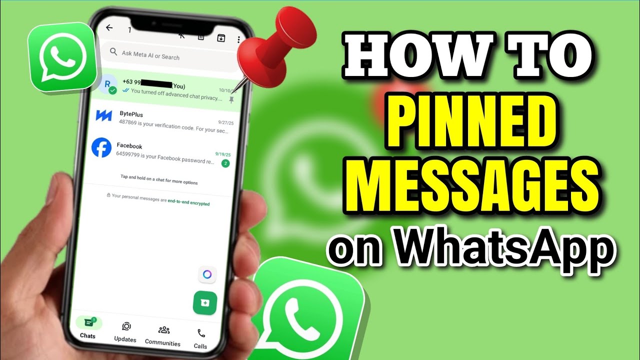 HOW TO PINNED MESSAGES ON WHATSAPP | Riencyll Cabile - YouTube