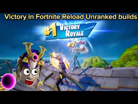 A Win in Fortnite Reload unranked build (Gameplay & Commentary!) - YouTube