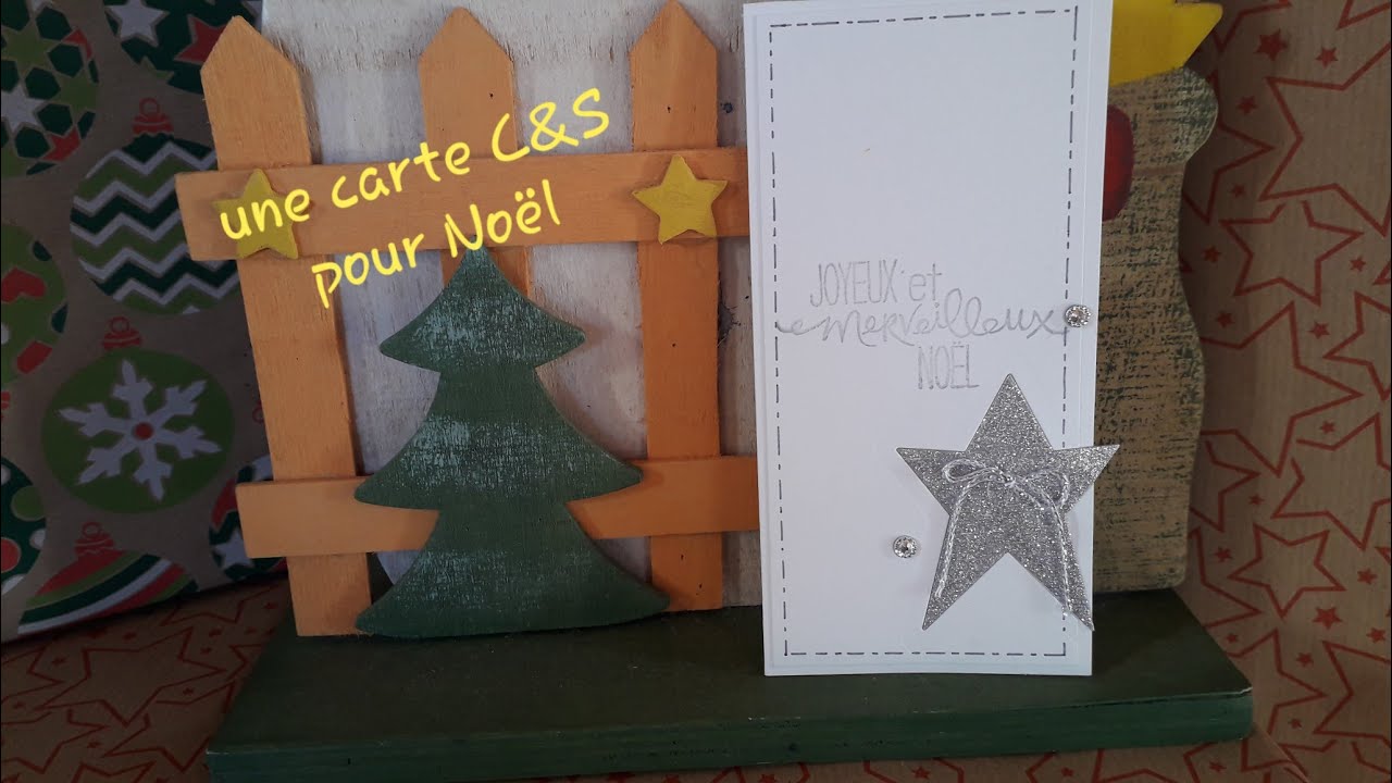 Carte de Noël facile et rapide/tuto. - YouTube