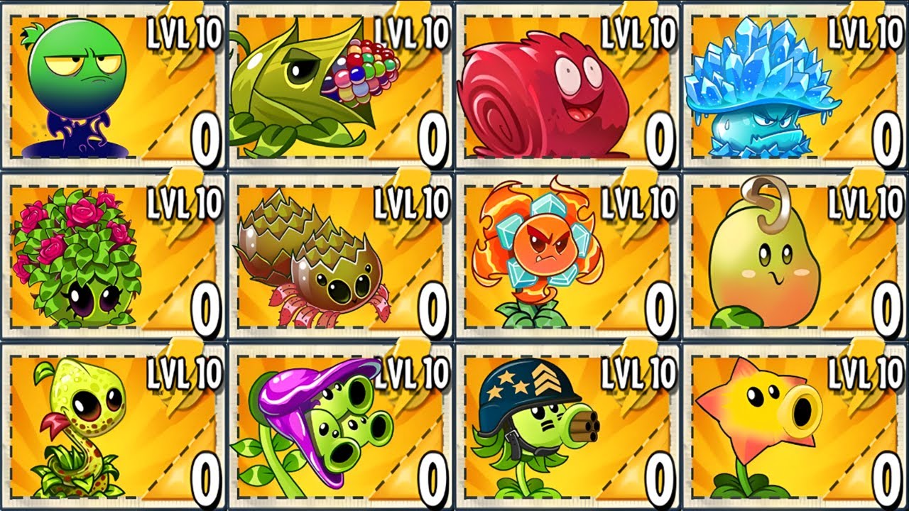 Every Random Premium Plants Power-Up vs PvZ 2 All Final Bosses Fight ...