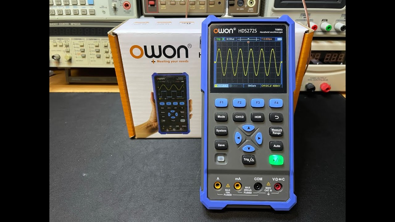 #177 Owon HDS272S 3in1 Oscilloscope DMM Generator - Hands on - YouTube