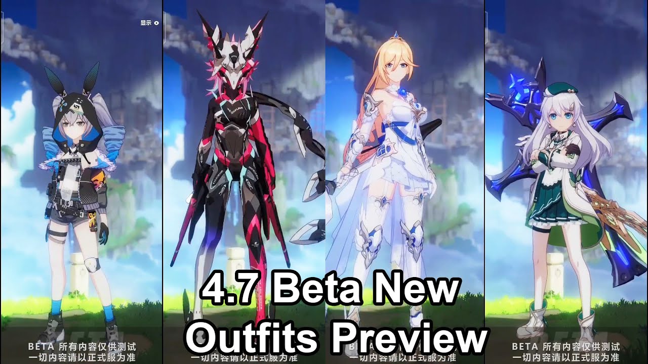 Honkai Impact 3rd 4.7 | New outfits Try out (Yae Kasumi, DEA Anchora ...