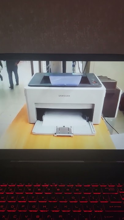 Тест лазерного принтера Samsung 1641 - YouTube