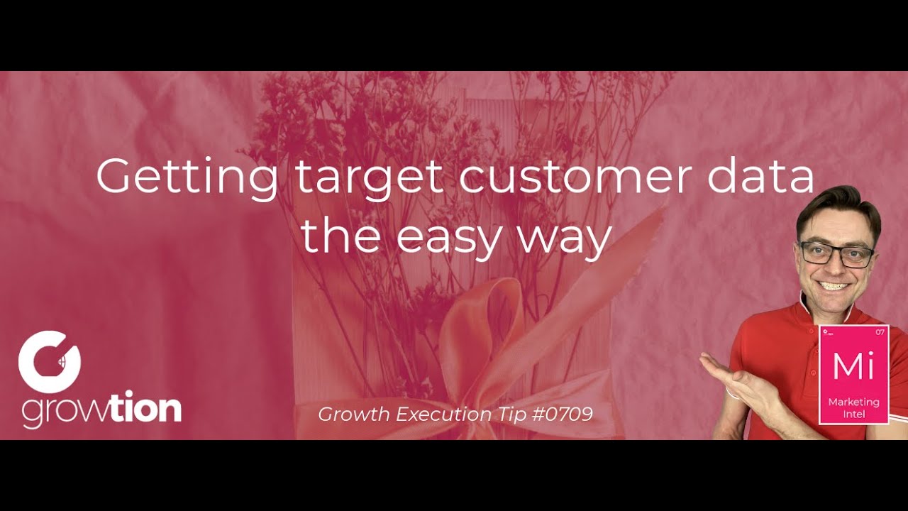 Getting target customer data the easy way - YouTube