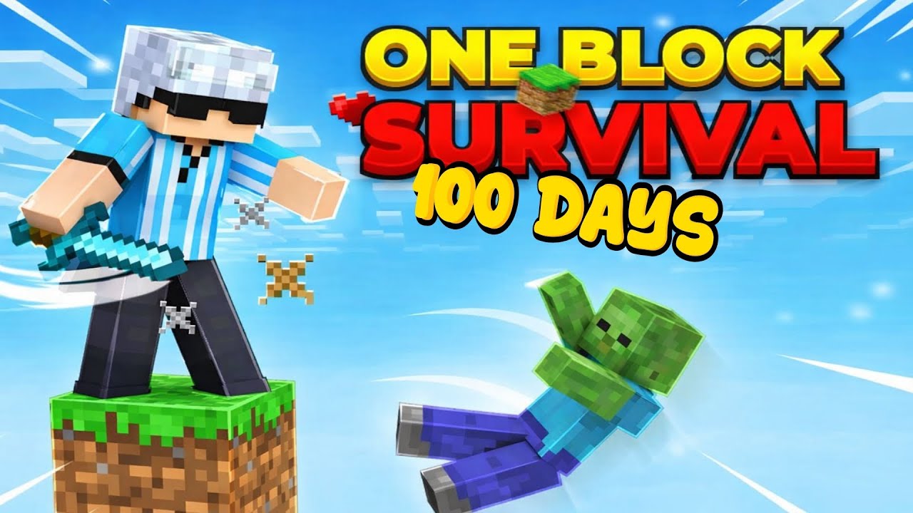 Minecraft One Block 100 Days Survival | - YouTube
