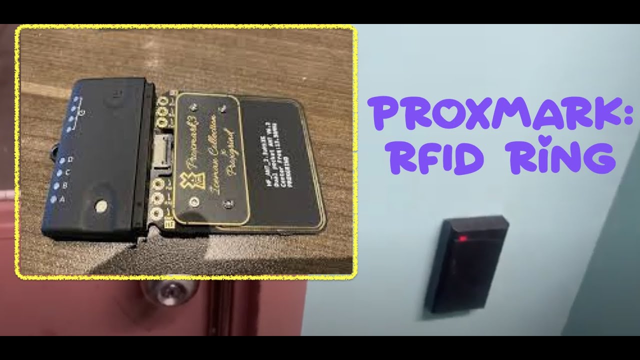 Proxmark rdv4: I programmed an rfid ring - YouTube