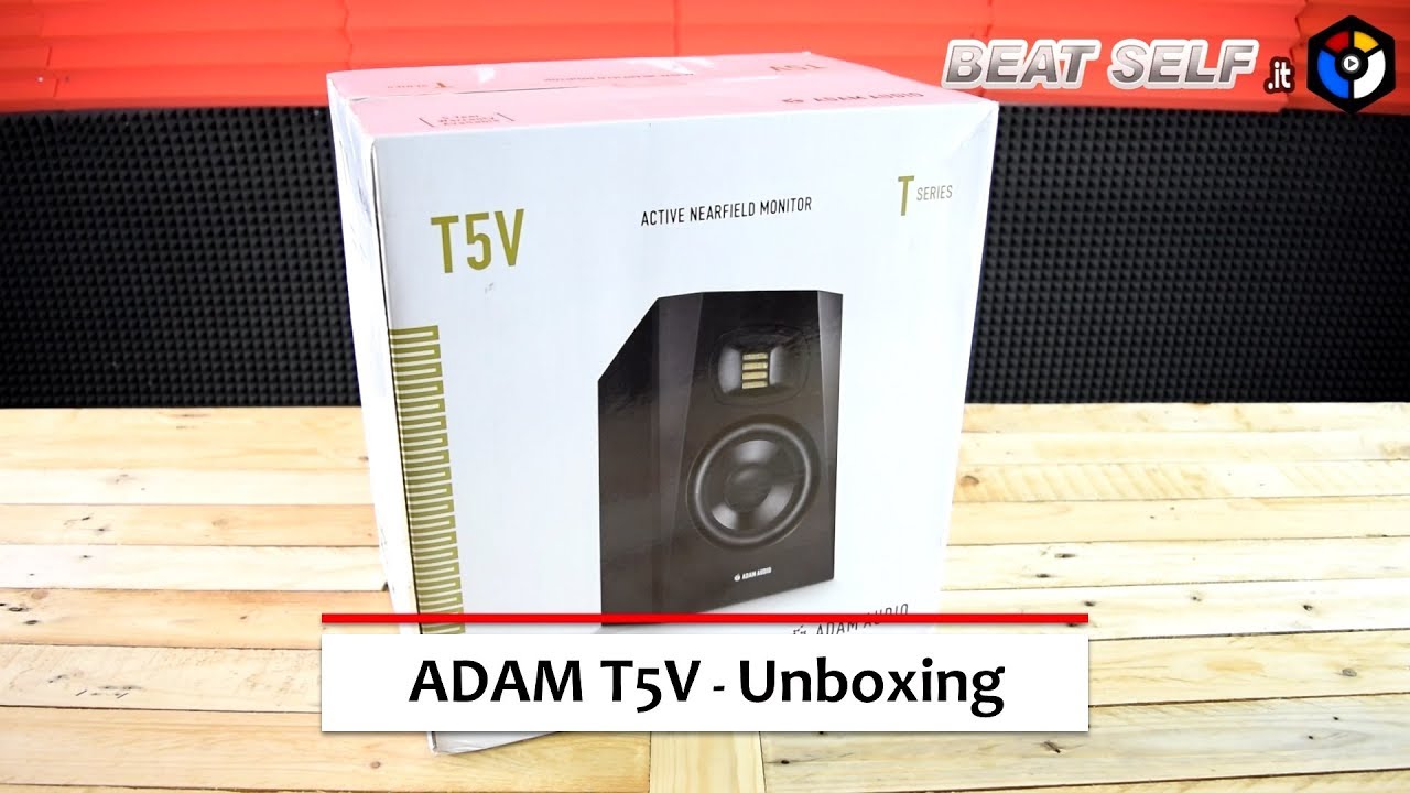 Adam Audio T5V - Unboxing - YouTube